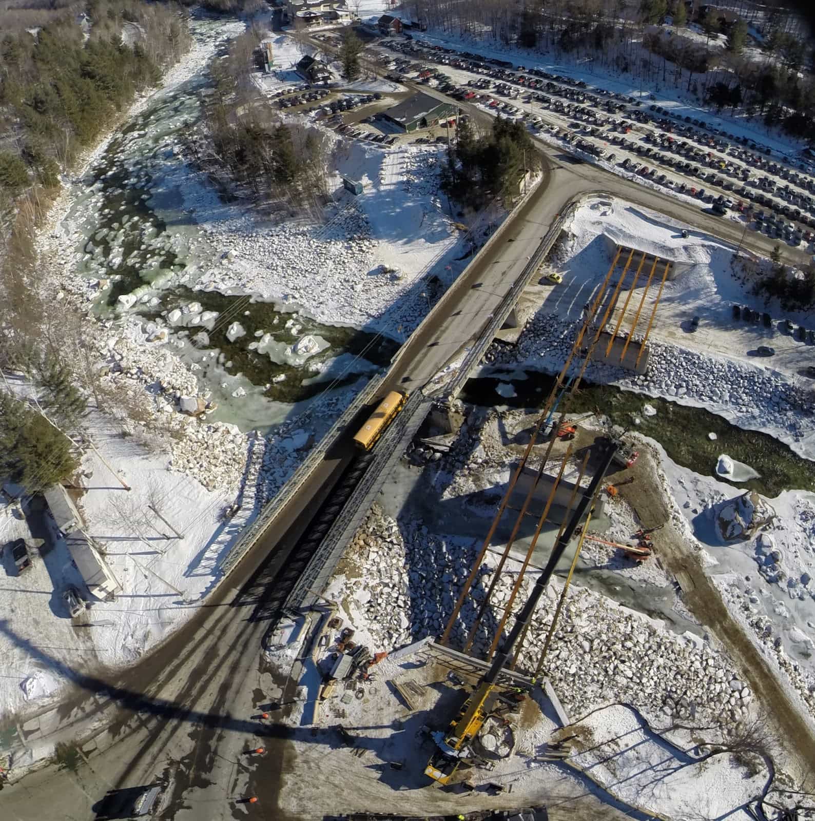 Loon Mountain Road Bridge Progress Update - HEB Engineers