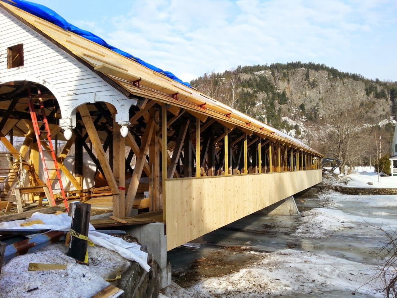 New Roof, New Lighting for Stark Covered Bridge - HEB Engineers